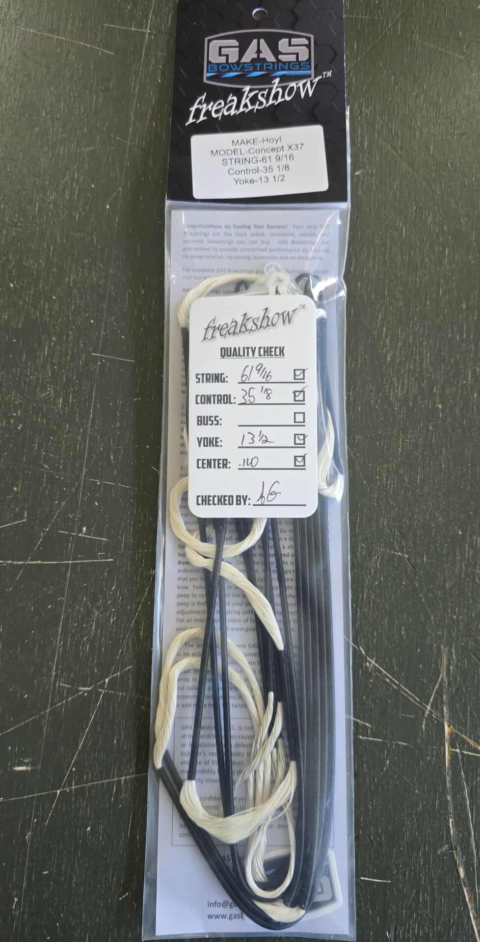 GAS Freakshow Hoyt Concept X 37 String set