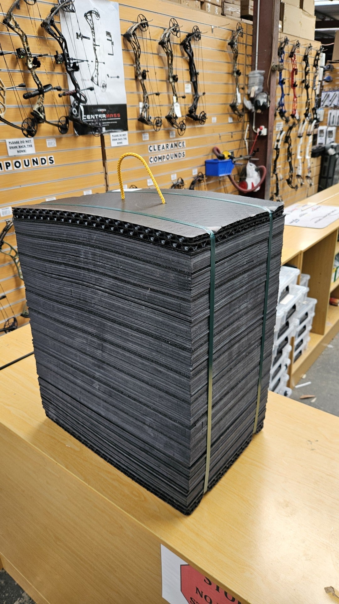 Layered Foam target 45x45x30cm